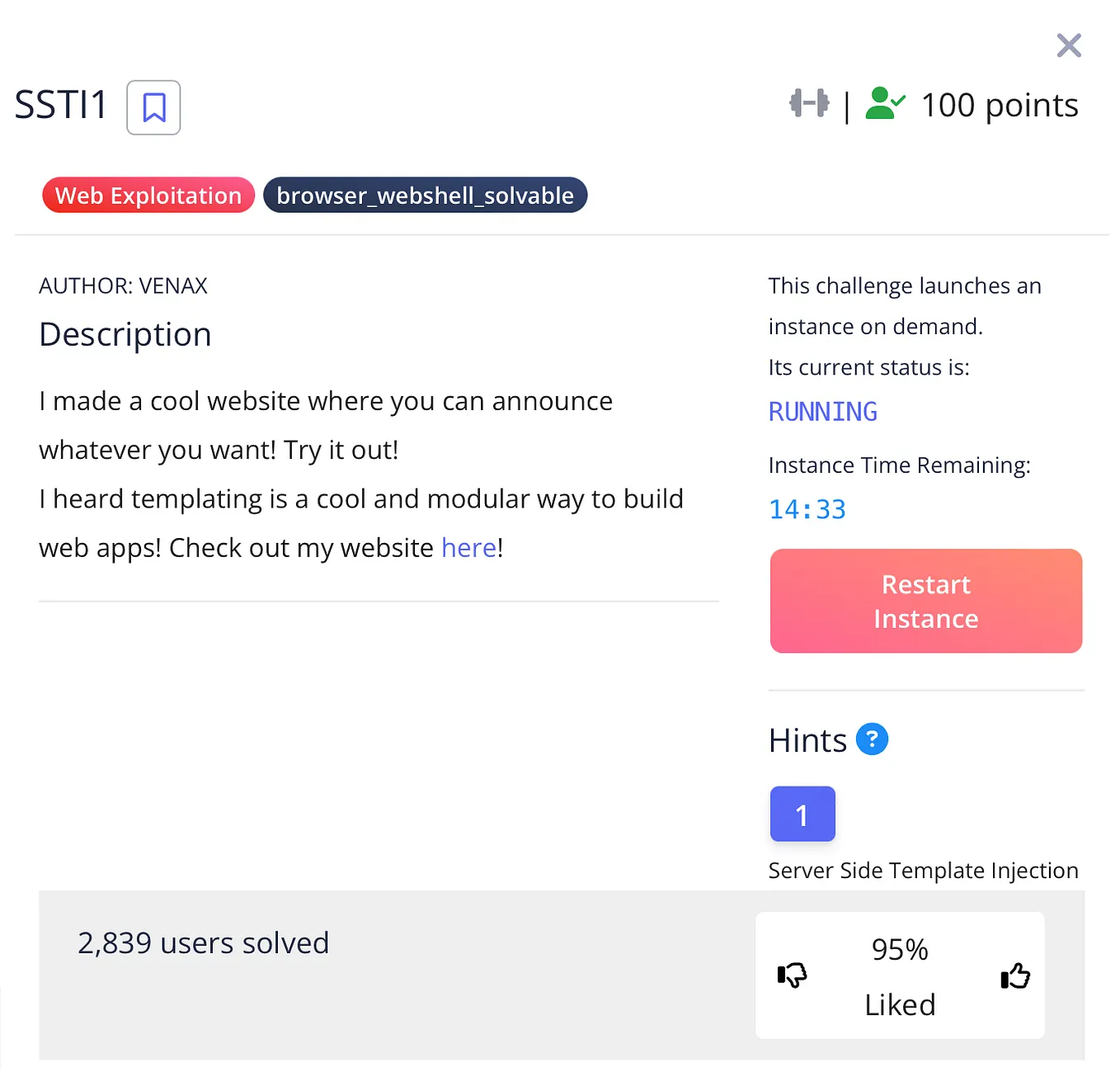 PICOCTF 20250-WEB: SSTI 1. What is Server-Side Template Injection… | by Gba | Medium
