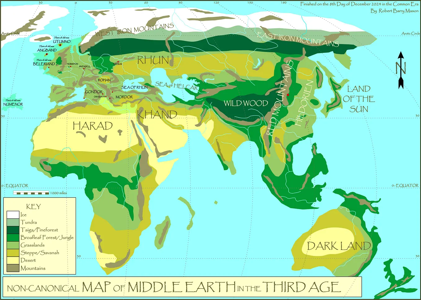 A Map of Middle Earth in the Third Age | by Robert Barry | Medium