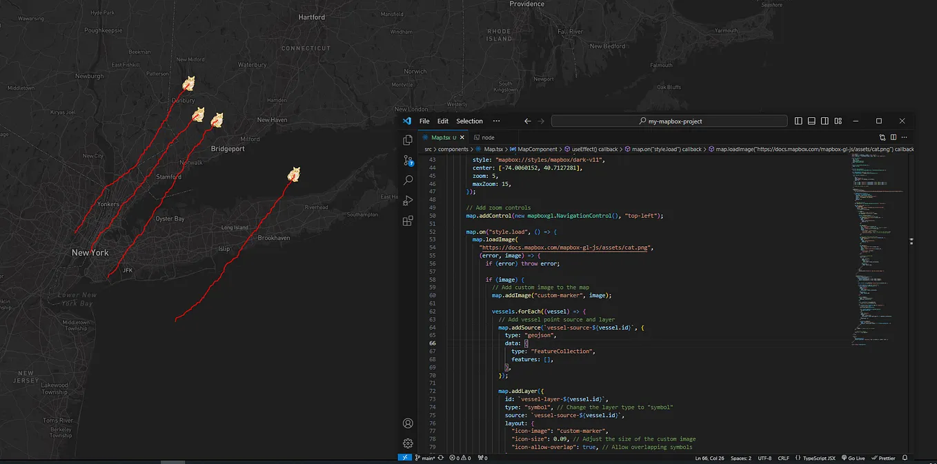 Simulate 3D Flights on a Map with React, Deck.gl & Mapbox | by Louis ...