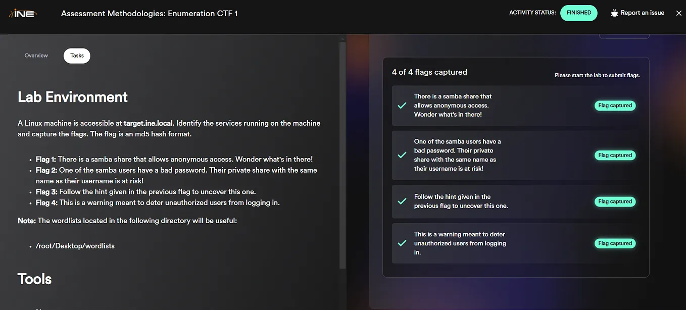 Host And Network Penetration Testing Exploitation Ctf 1 Ejpt Ine By 3170