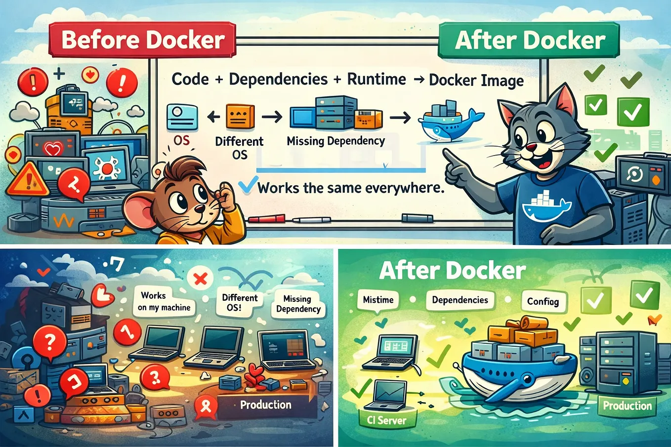 Docker Architecture Explained — Client, Daemon & Registry | by Sivasai ...