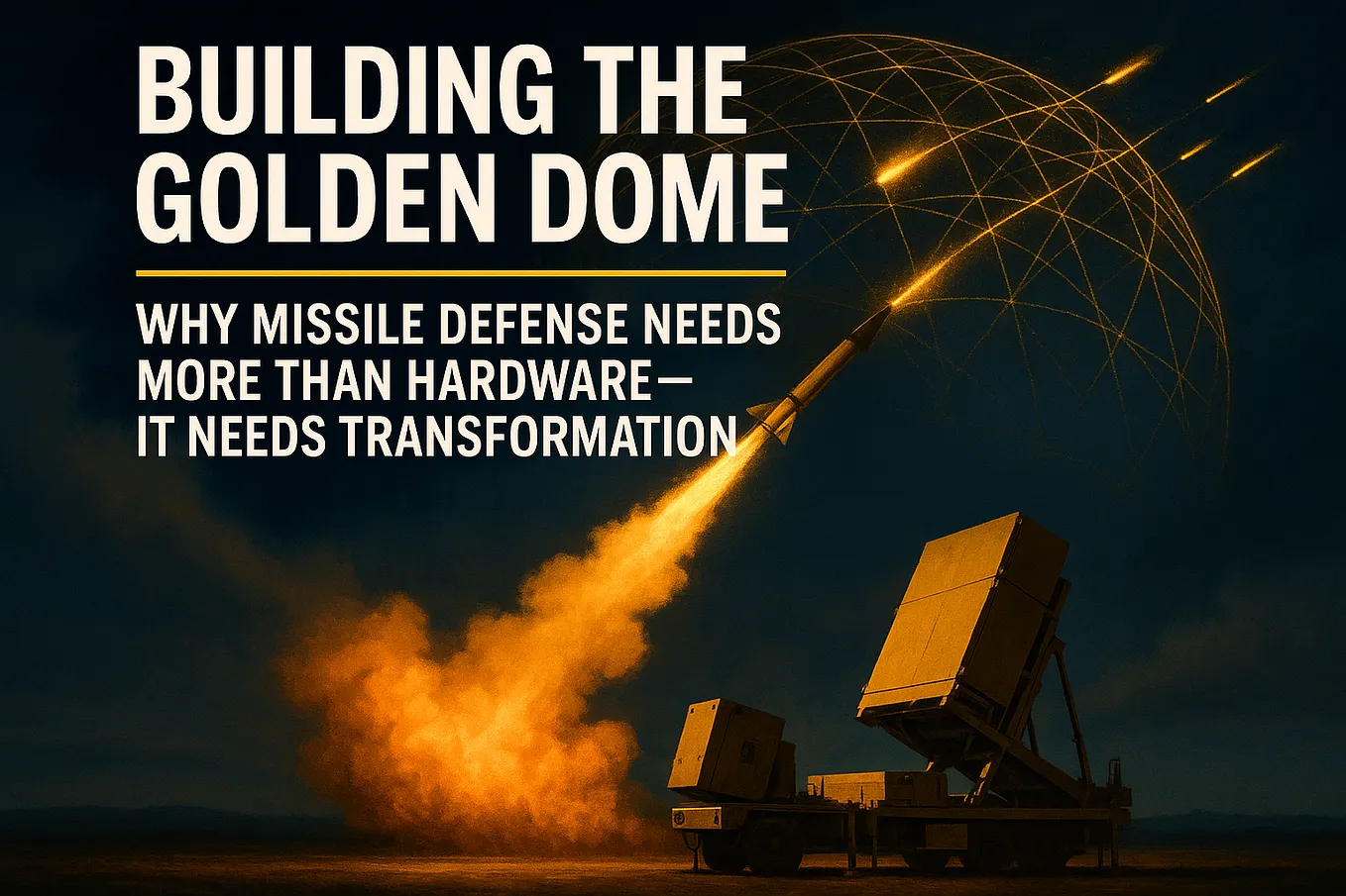 Building The Golden Dome: Why Missle Defense Needs More Than Hardware ...