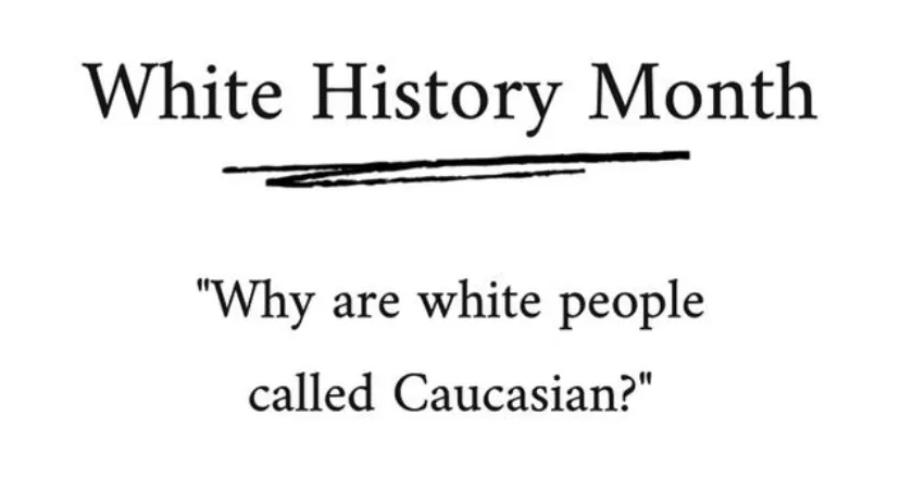 White History Month — Day 13. White people were invented in 1681. | by ...