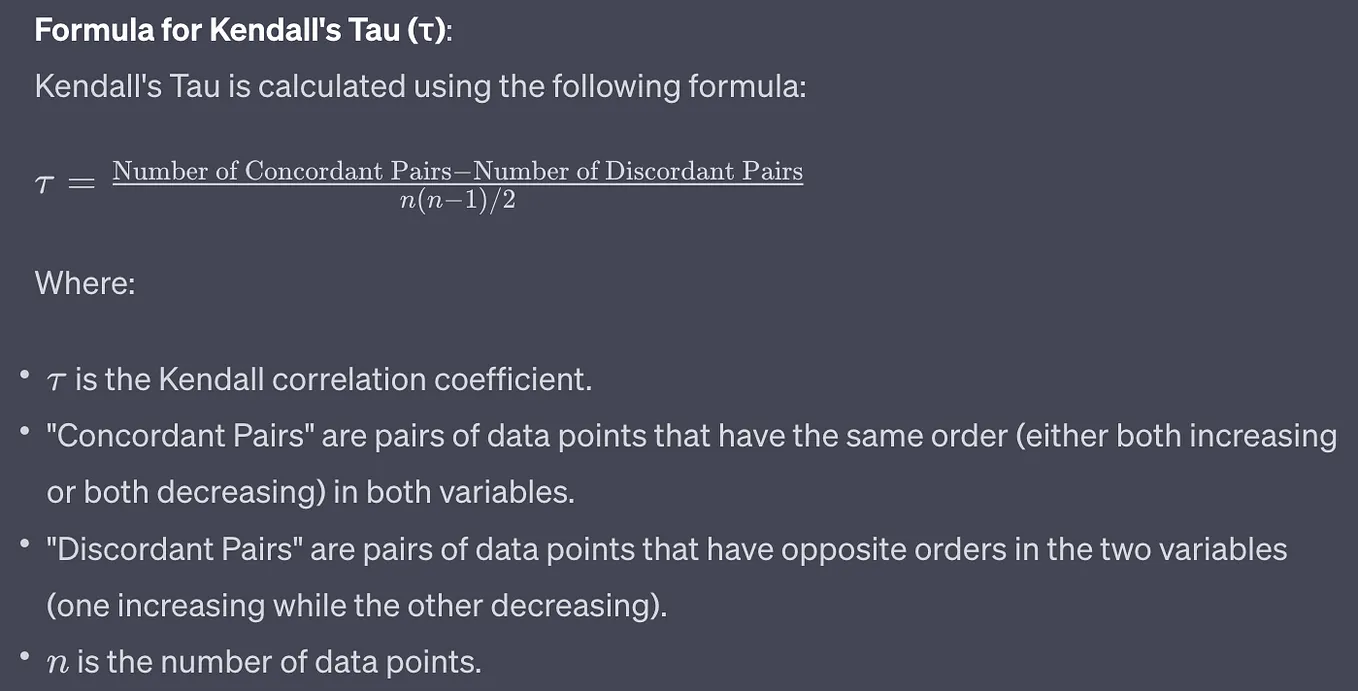 Choosing the Right Correlation: Pearson vs. Spearman vs. Kendall’s Tau ...