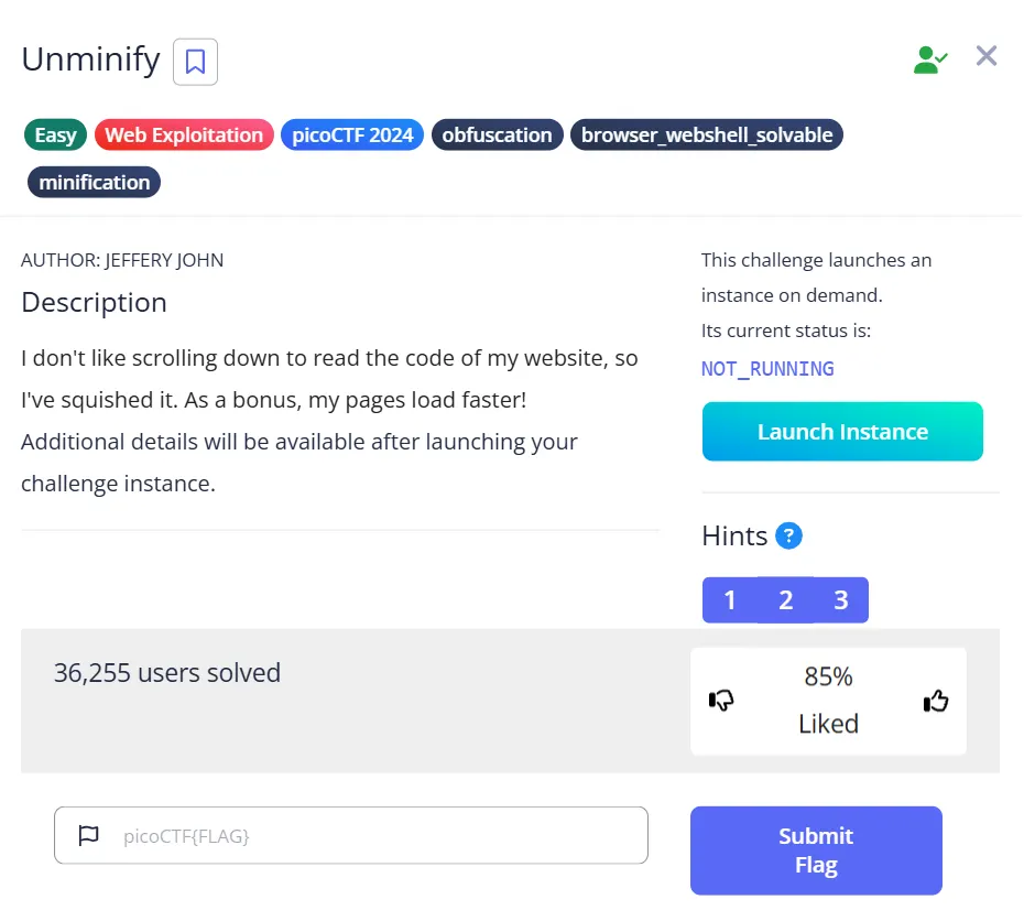 PicoCTF #04 — Glitch Cat CTF challenge walkthrough | by Sudeepa Jayanath | Medium