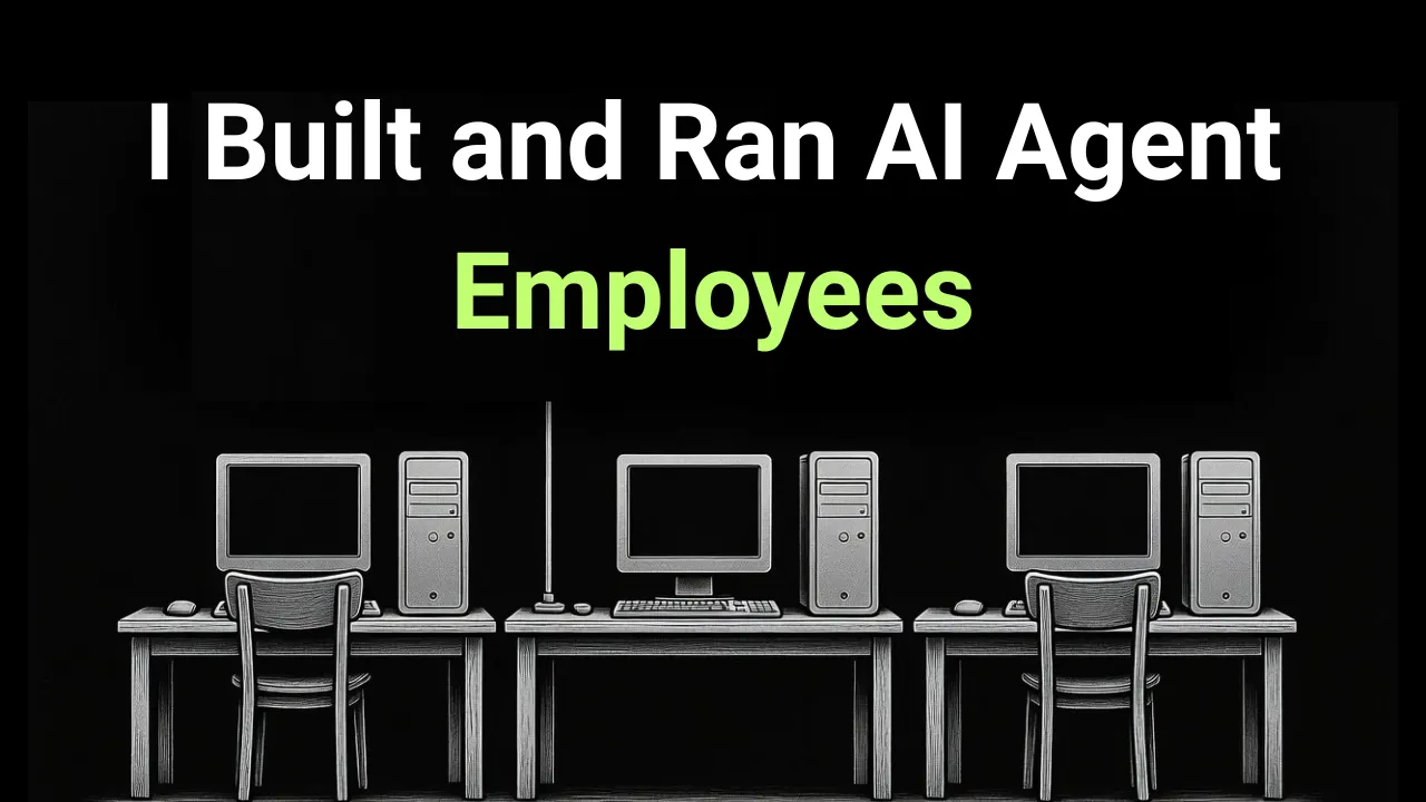 I have built around 300 agents, worked at 5 startups. Here’s what I ...