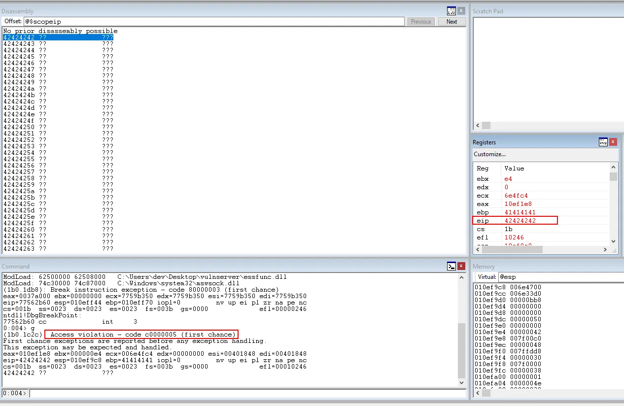Solving a simple buffer overflow with pwntools | by James | Medium