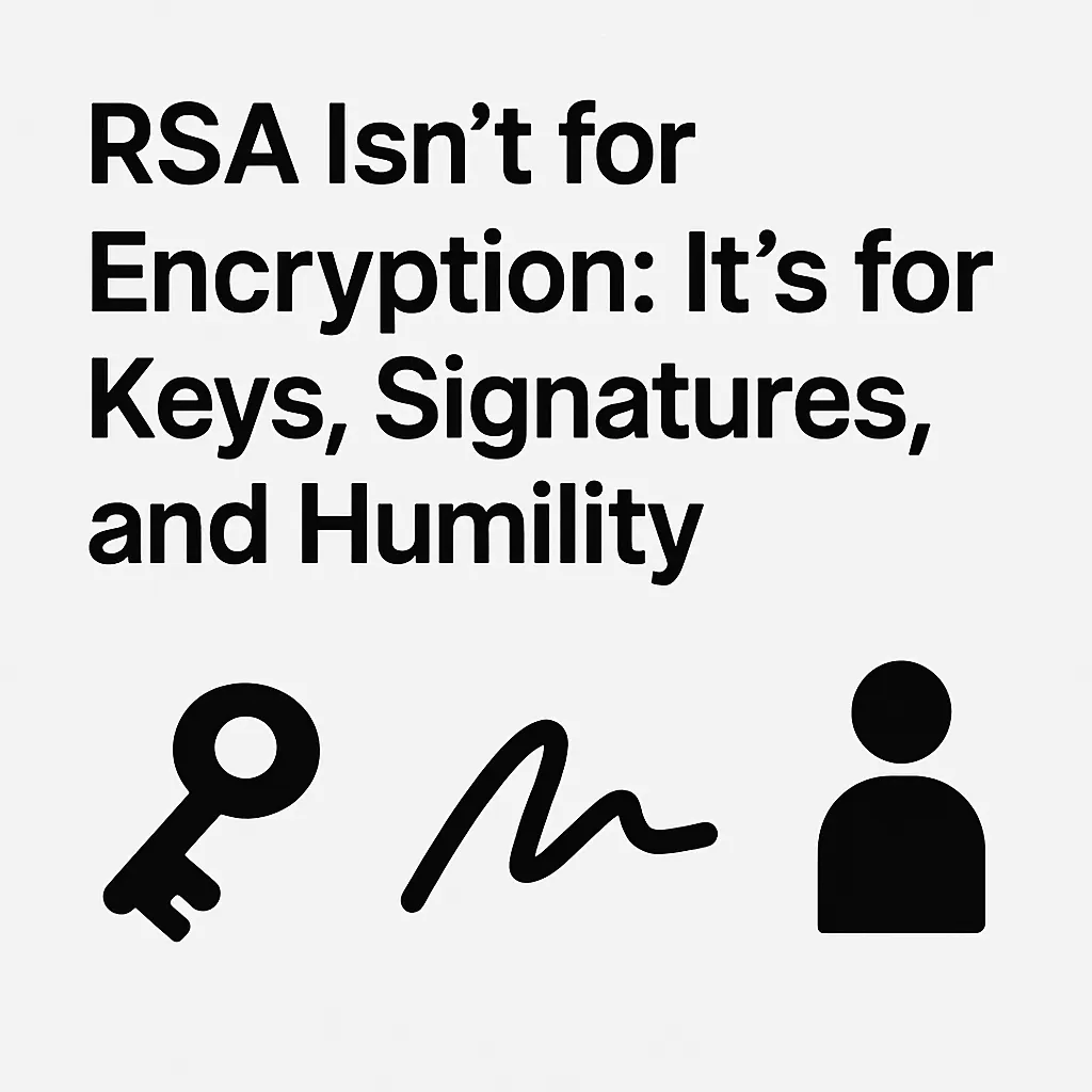 How RSA-OAEP Secures Symmetric Keys: Asymmetric Armor for Real Encryption Systems | by Sandra ...