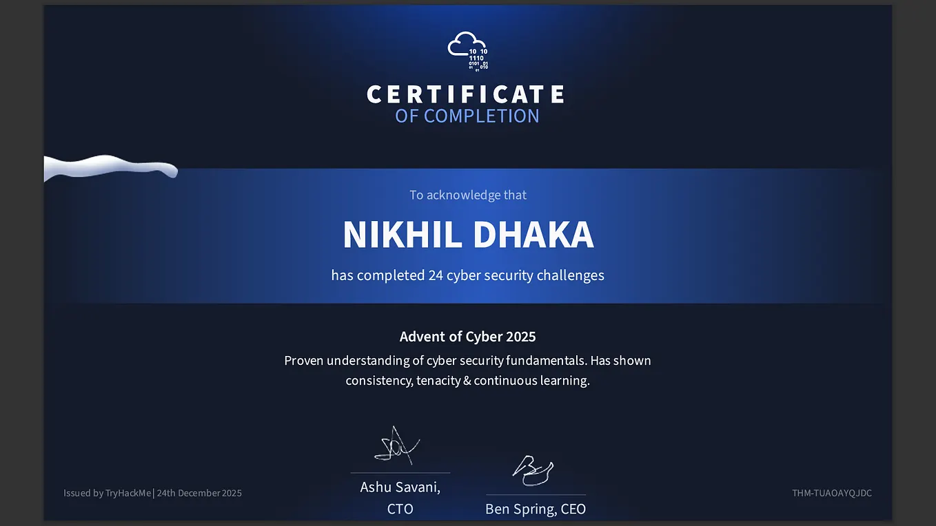 My TryHackMe Journey Begins: Completing the Pre-Security Path (A Complete Beginner’s Guide to ...
