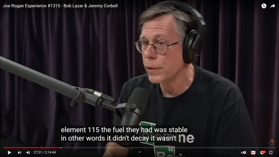 New Insights on Bob Lazar’s Element 115 | by Alexandre Kassiantchouk ...