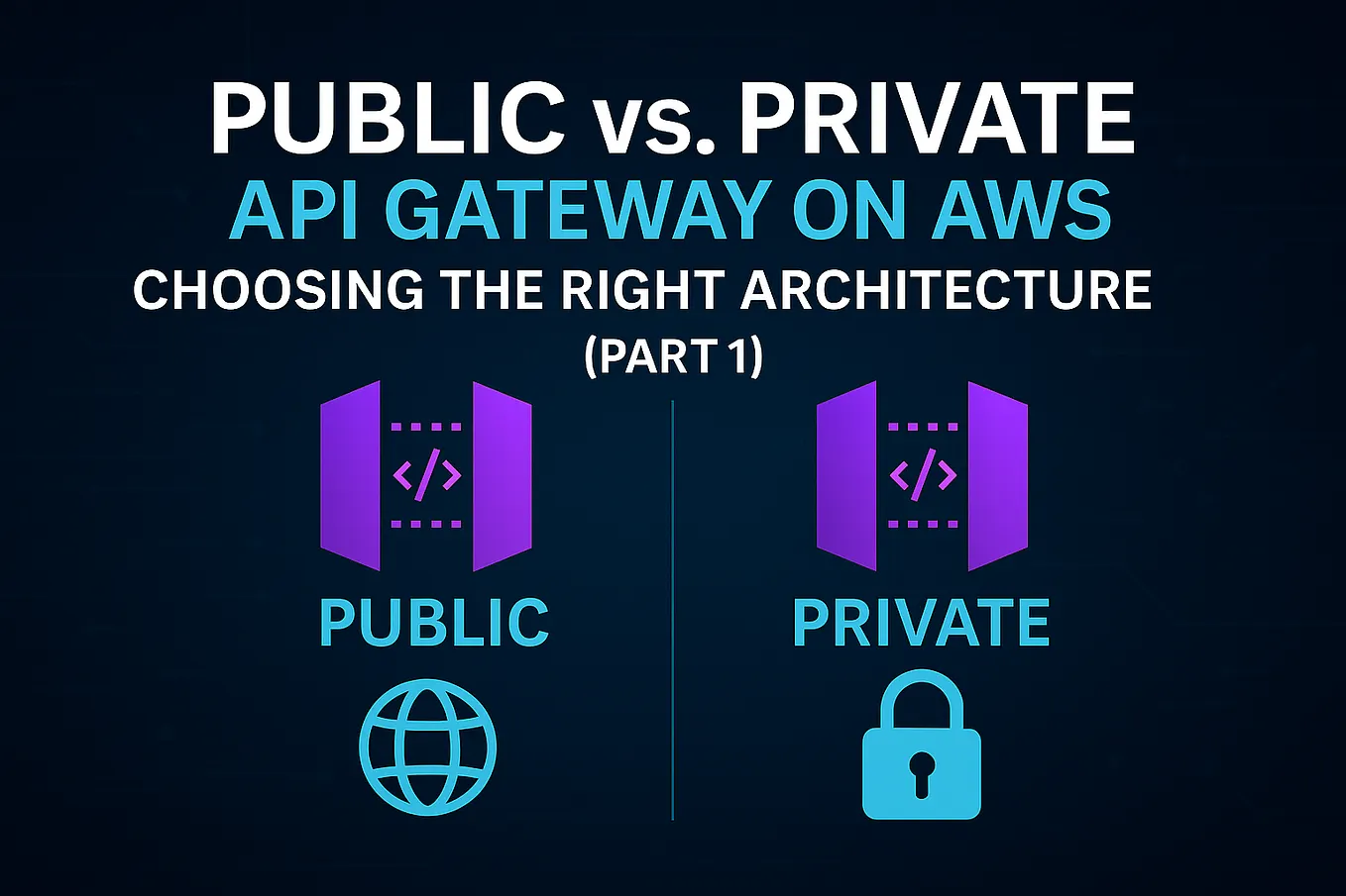 Public vs Private API Gateway on AWS: Choosing the Right Architecture (Part 2) | by Yash Mane ...