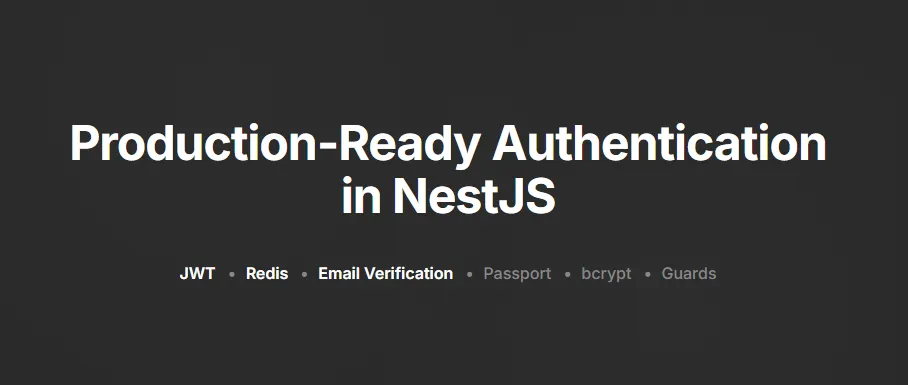 How I Handle Auth in NestJS Using Guards, Strategies, and JWTs | by Hash Block | Medium