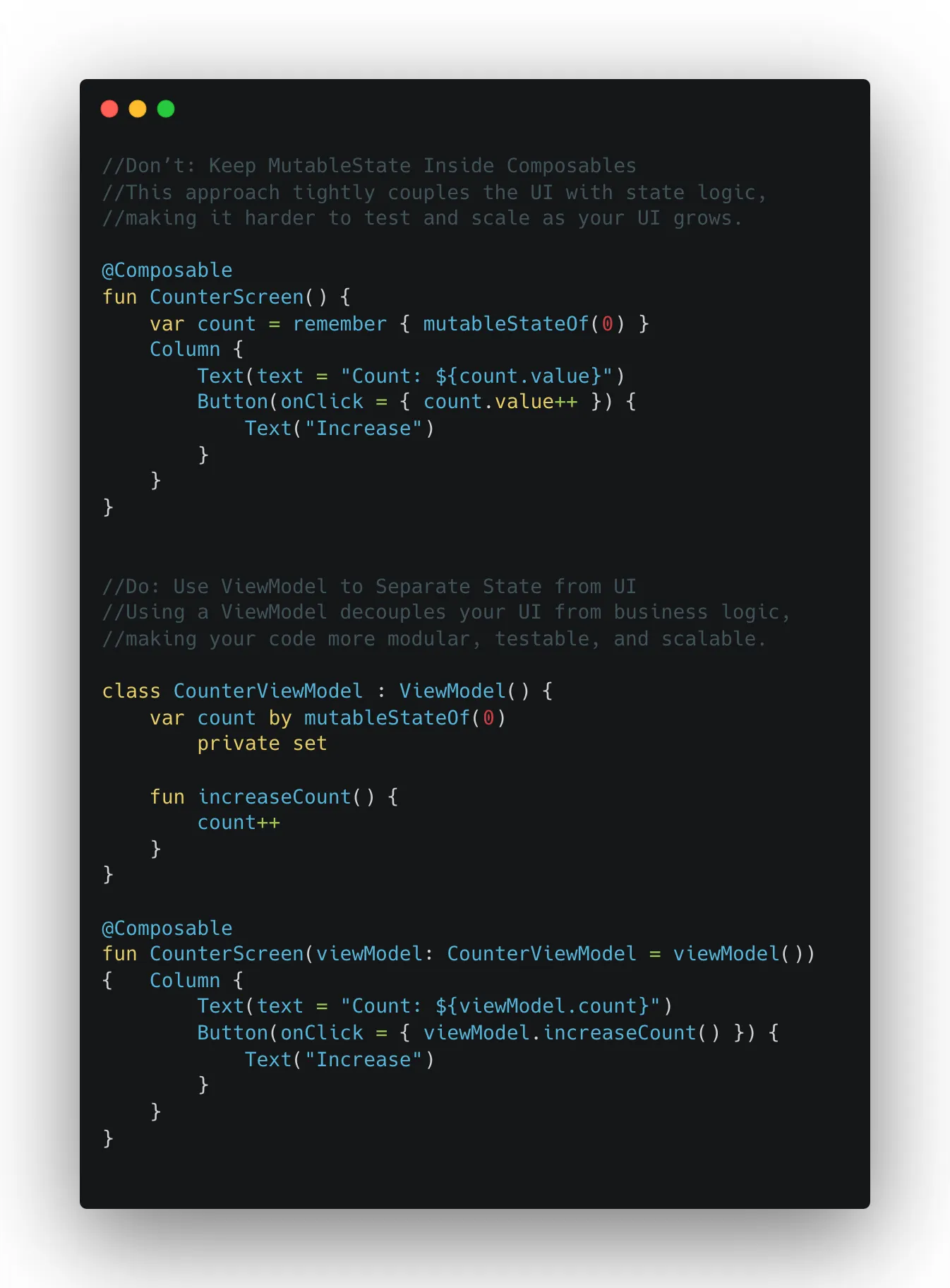 Side-effects in Jetpack Compose with Practical Examples | by S.V.K Sri Charan K | Medium