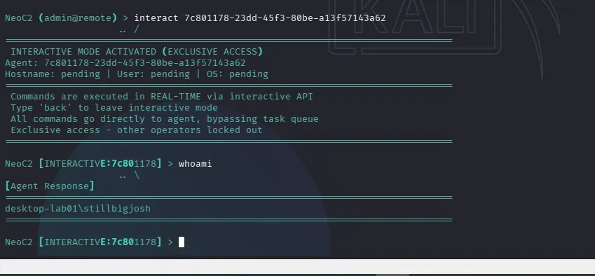 Using Neo C2 Framework to run BOFs, Assemblies & PEs | by stillbigjosh ...