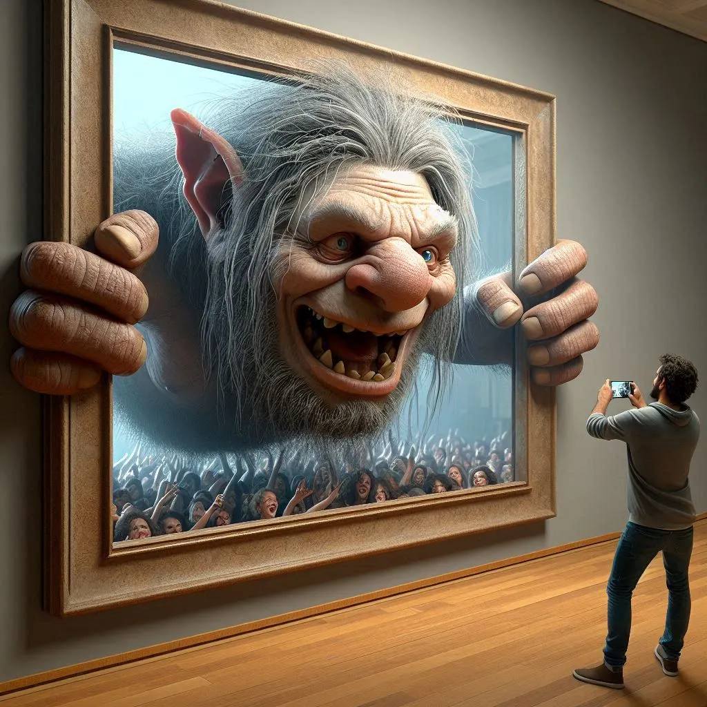 AI-Generated Pop-Out Effects: Real Depth Beyond Flat Canvas Illusions | by Michael Hadwen | AI ...