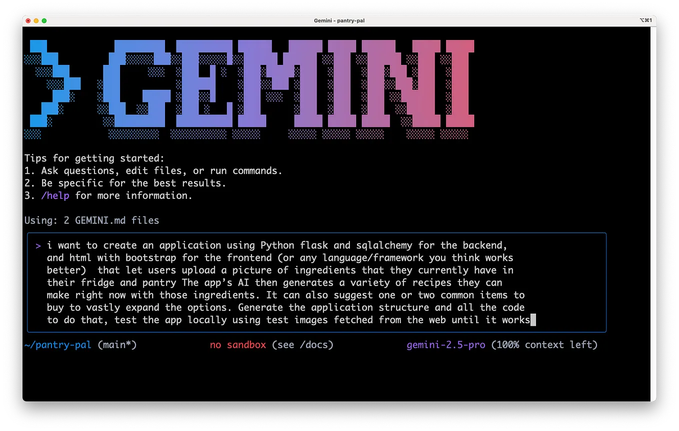 First steps with Gemini Code Assist agent mode | by Giovanni Galloro ...