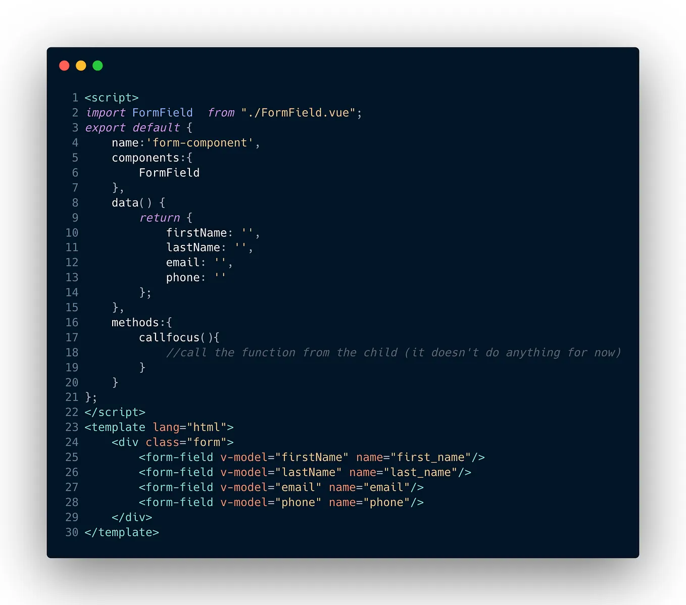 How to call a method from a Vue3 (composition API) child component from parent? | by Paloma ...