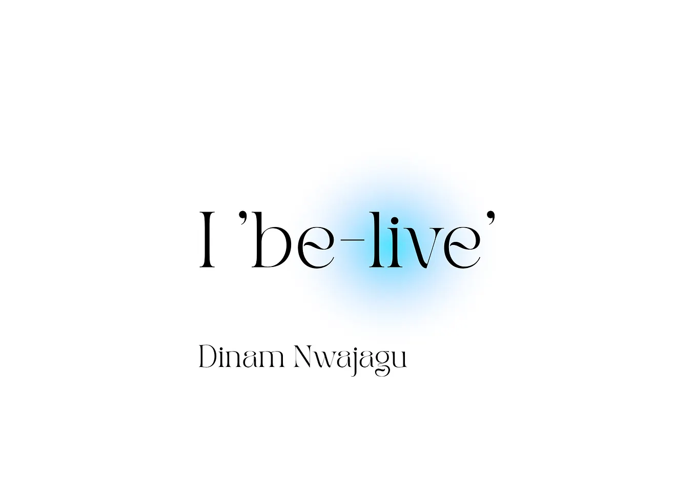 Value. The Holy Spirit to and through Dinam… | by Dinam Nwajagu | Medium