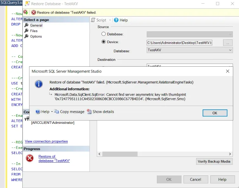 Azure SQL EKM (Extensible Key Management) with Azure Key Vault (AKV ...