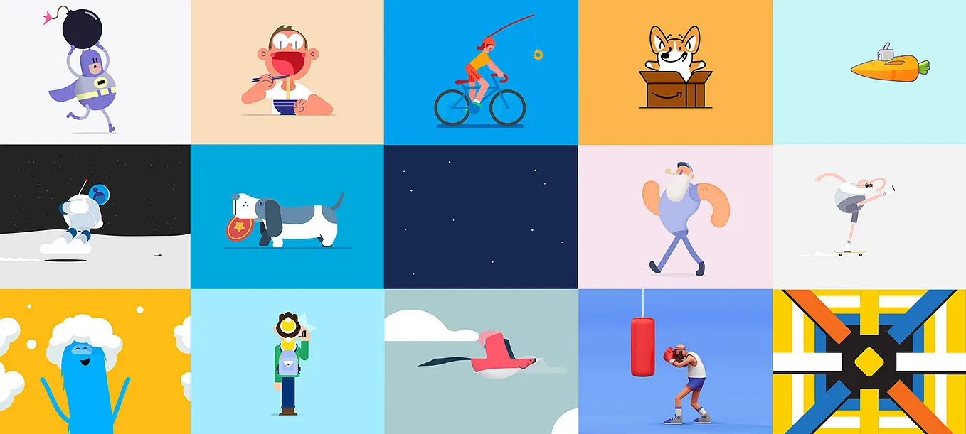 Looping GIFs No.3 — Some of our favourite artists | by RoomCR6 | Medium