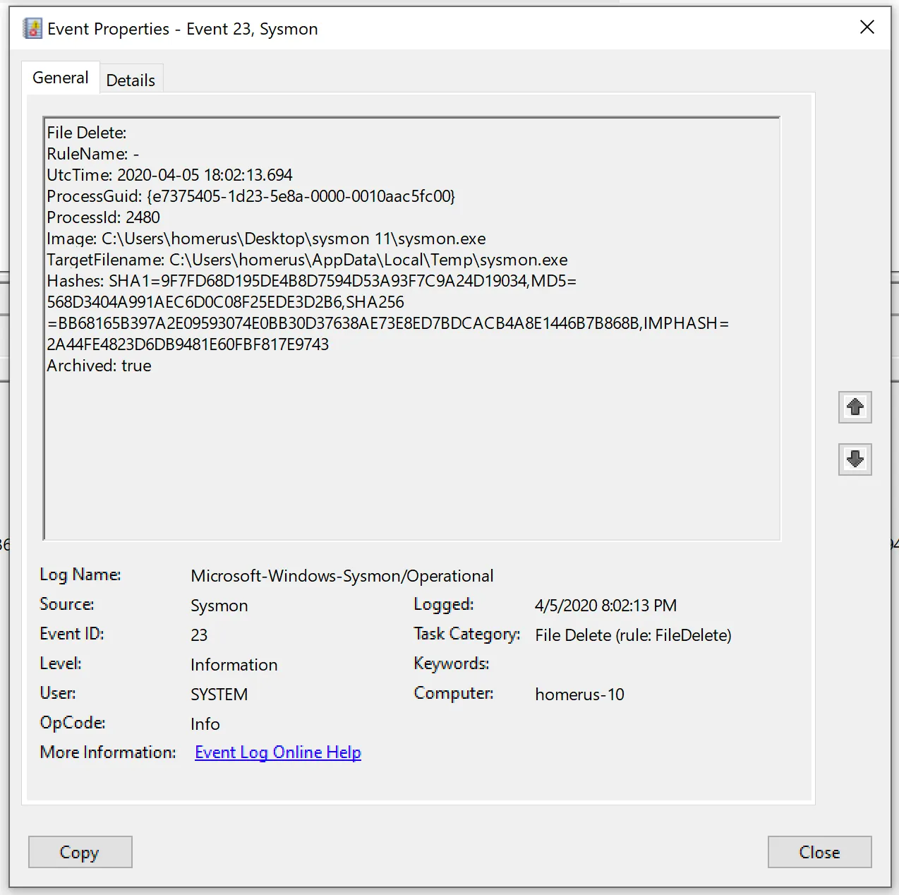 Sysmon 15.0 — File executable detected and PPL protection | by Olaf Hartong | Medium
