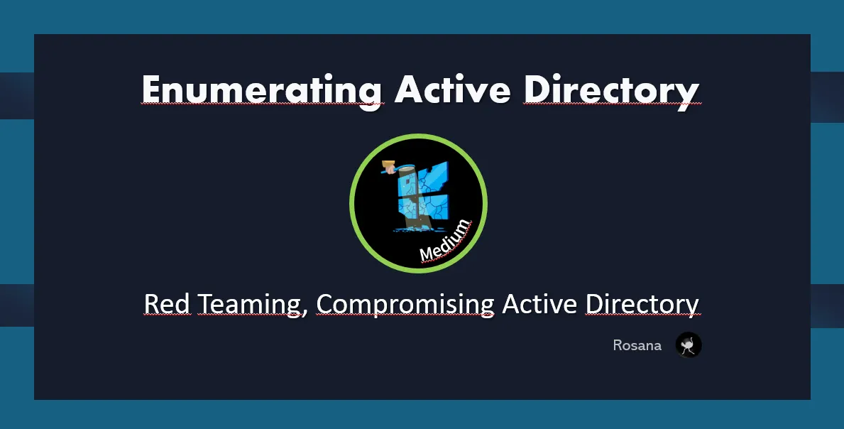 Tryhackme Writeup Enumerating Active Directory By Mrlearner Medium 7239