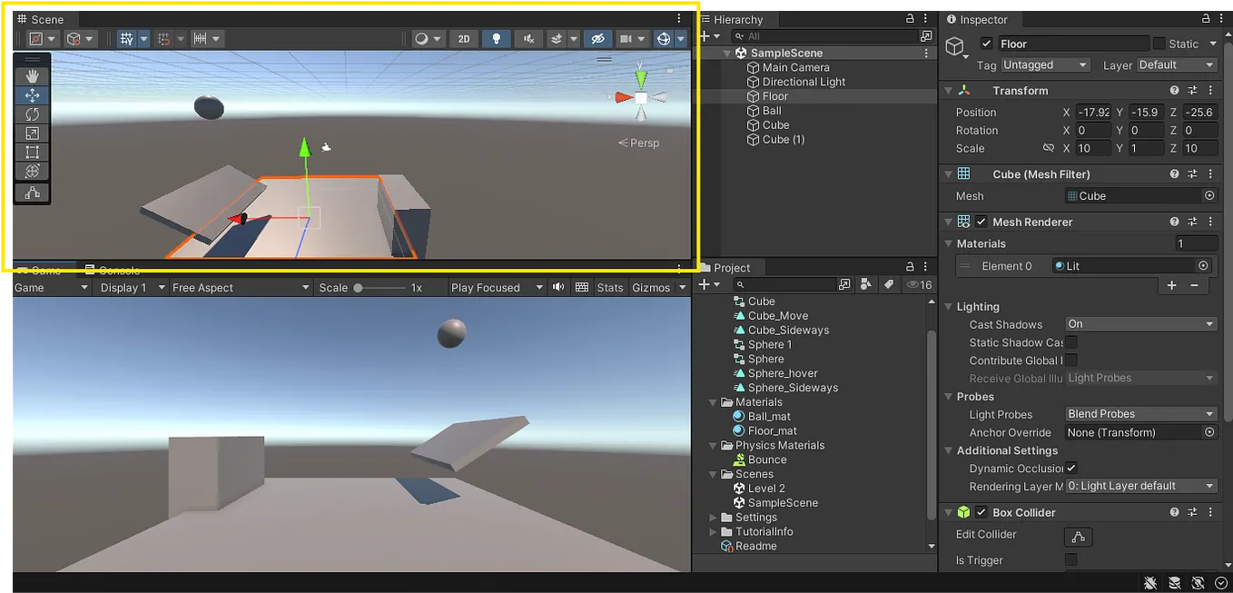 Simple Player Movement in Unity. I finally wrote my first real C# script… | by Bobby Hunter | Medium