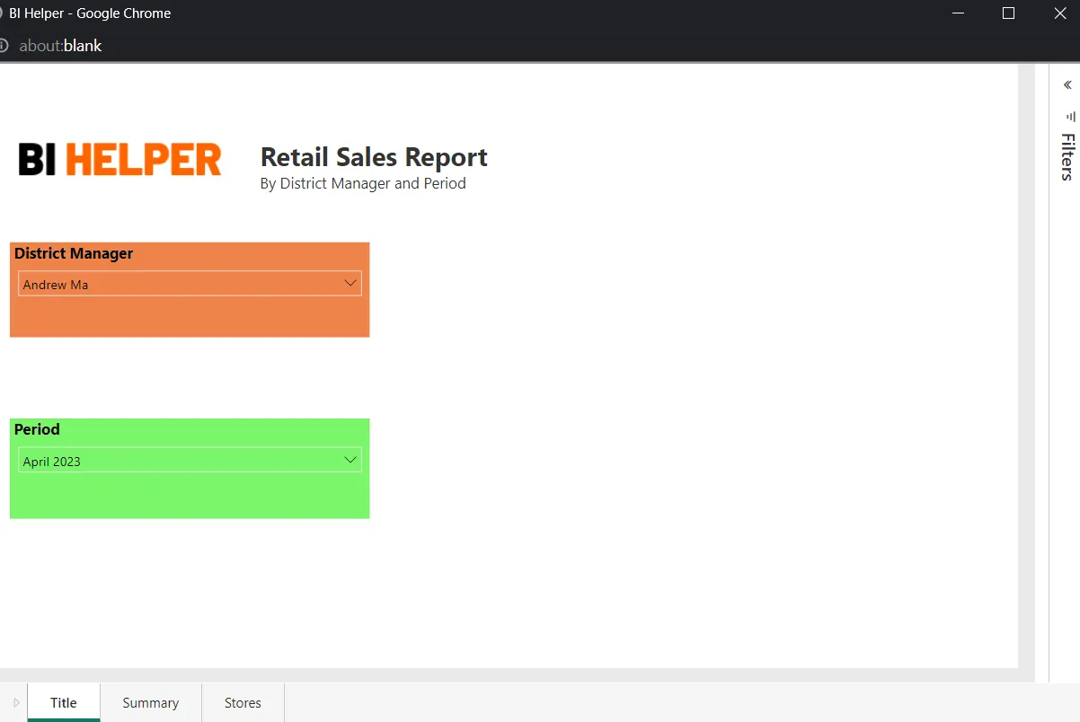 Tutorial: Configure a Power BI Dashboard or Report in BI Helper without ...