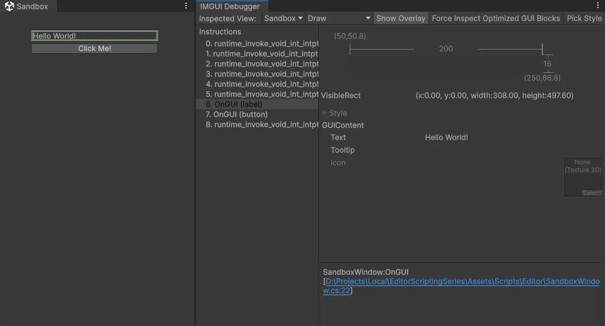 Unity Editor Scripting Series — Chapter 6 Guilayout And Editorguilayout
