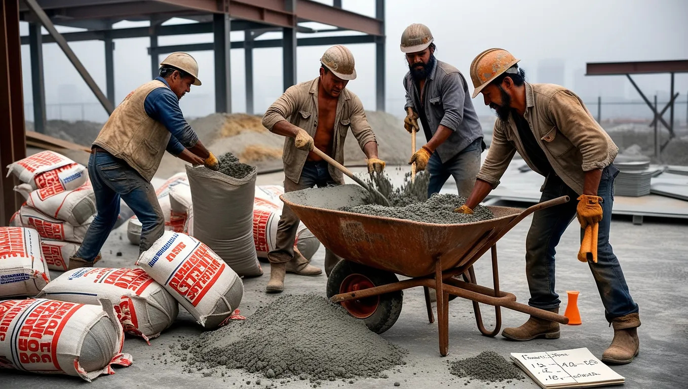 The Concrete Mix: Understanding the 1:2:4 Water Cement Ratio | by ...