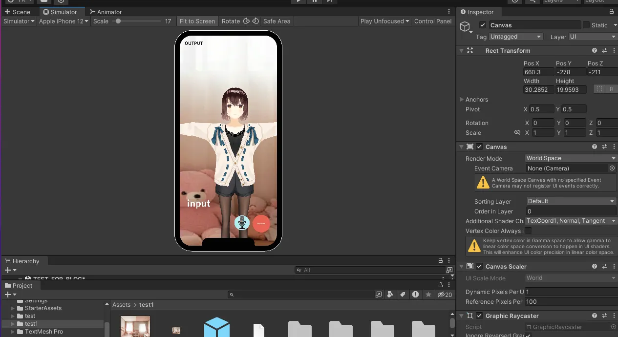 Basic Step 1 of Making Live2D Characters Speak with AI in Unity Implemented in Unity | by yuca ...