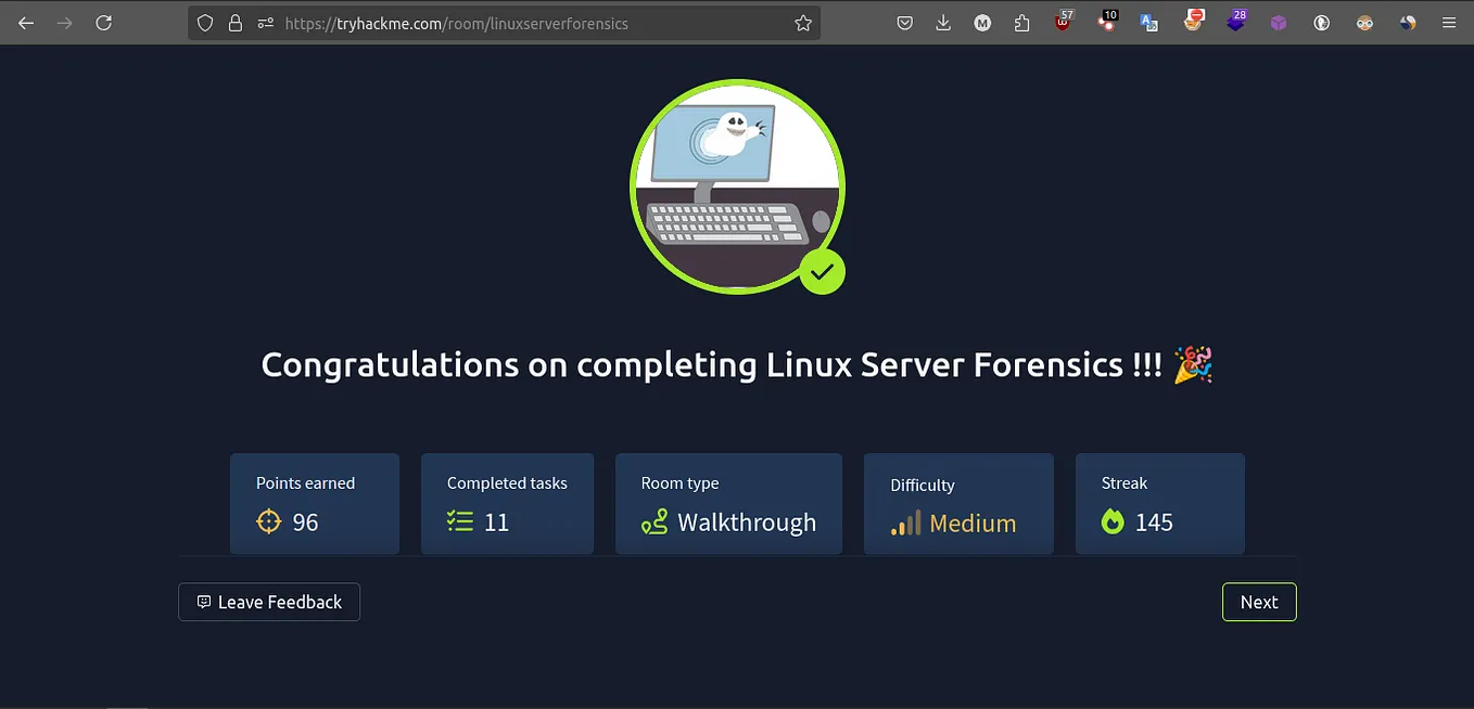 Linux Forensics | TryHackMe — Walkthrough | by jcm3 | Medium