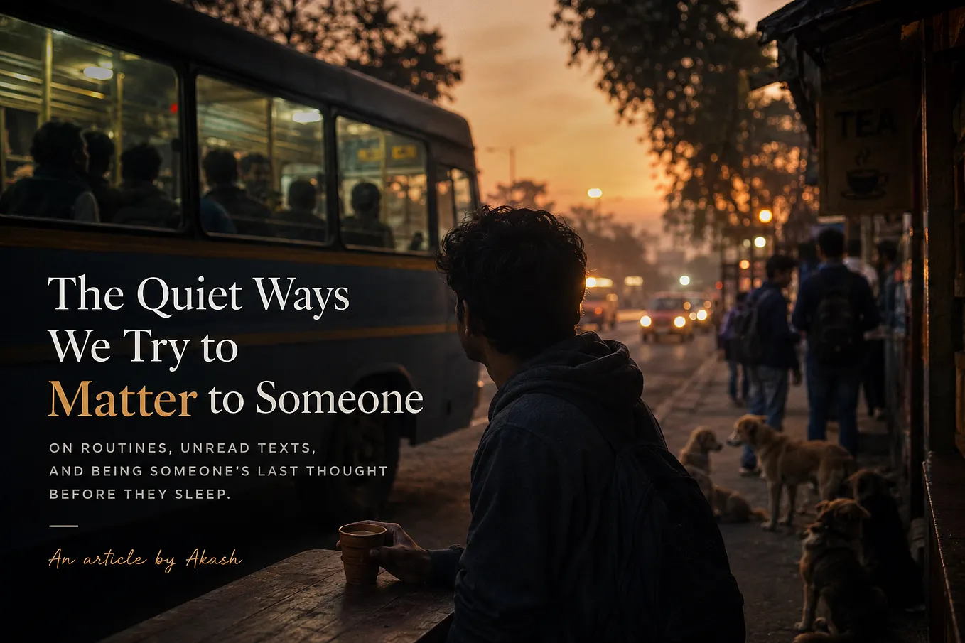 Have I become mature, or have I simply become numb? | by Akash David ...