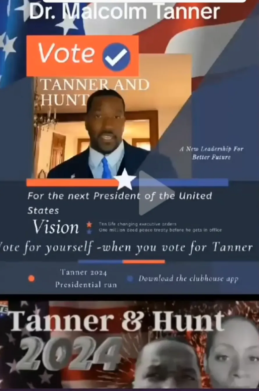 Dr. Malcolm Tanner: A Game-Changing Presidential Candidate for Real ...
