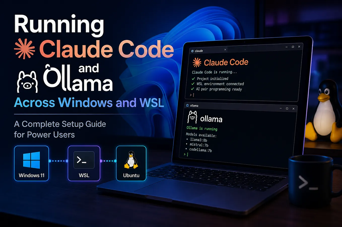 Running Claude Code Locally with Ollama — CLI & VS Code Setup: What ...