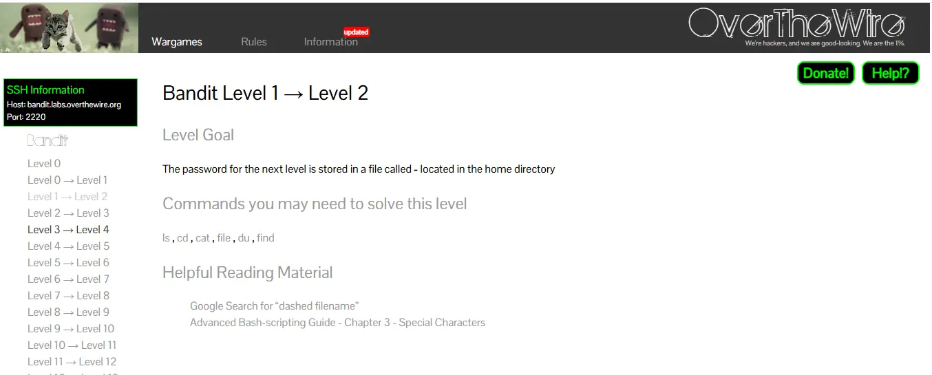 OverTheWire — Bandit Level 4 and Level 5 Walkthrough by Cyph3r Ryx | by ...