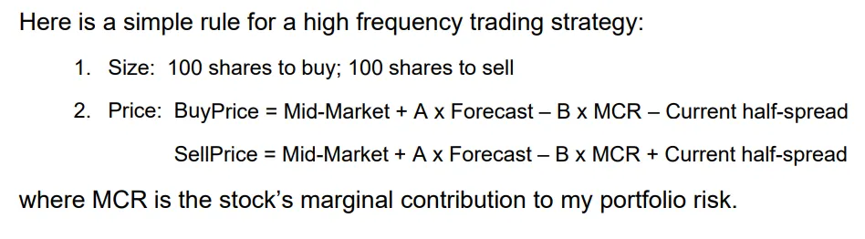 High Frequency Estimator of Future Prices — Micro-price paper & code ...