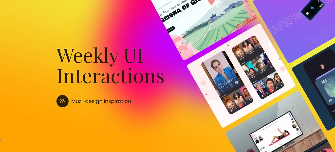 Weekly Design Inspiration #302 - Muzli - Design Inspiration
