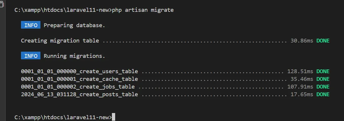 การใช้ Seeder ใน Laravel. https://laravel.com/docs/11.x/seeding | by Naruapon Suwanwijit | Medium