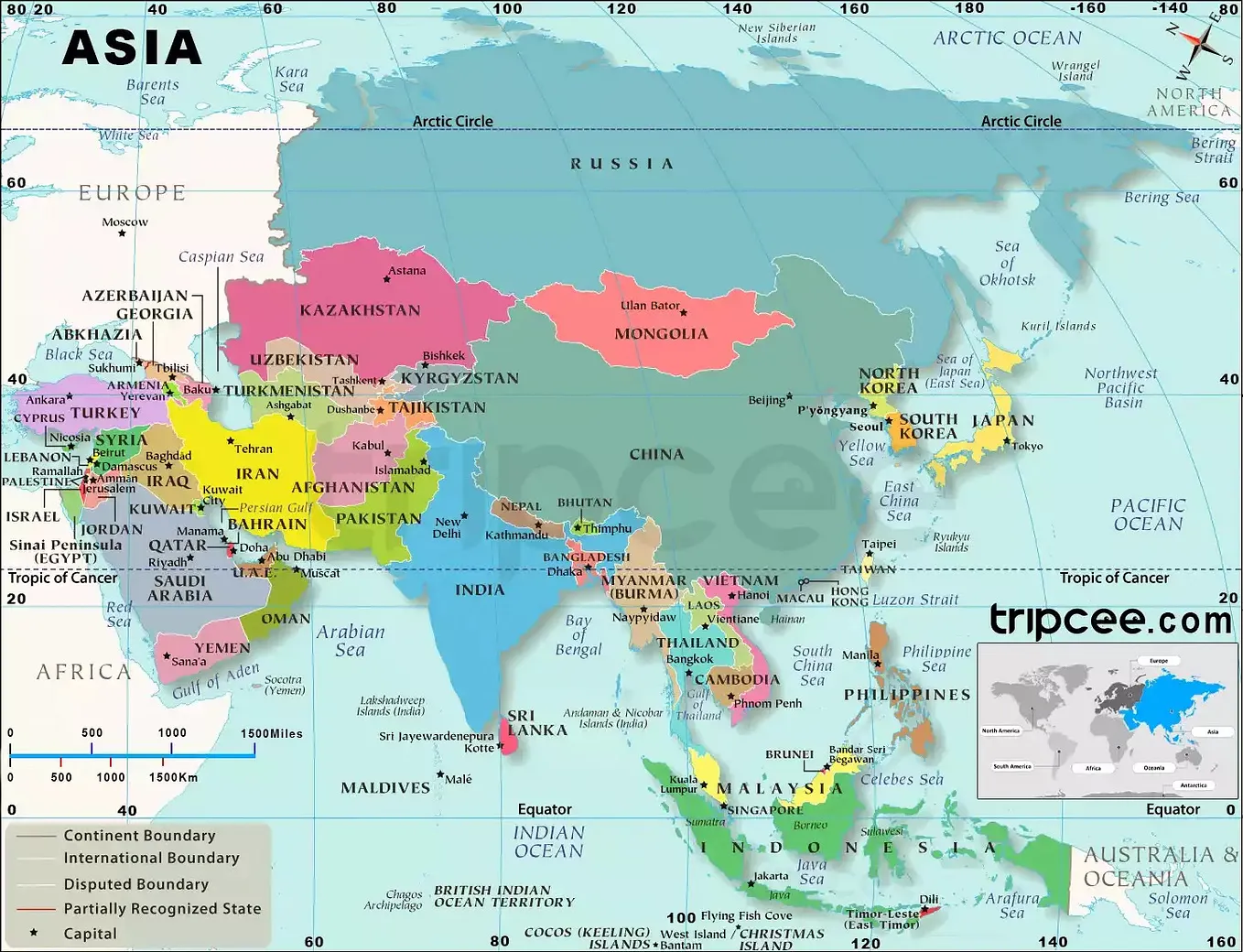 8 CONTINENTS OF THE WORLD. There are eight (8) continents in the… | by ...