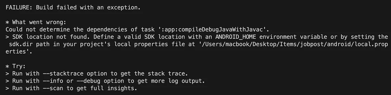 React Native Issues — “RNSScreenStackHeaderConfig” was not found in the UIManager. - Deep Bag ...