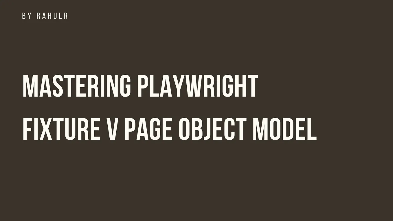 Mastering Playwright: Advanced Interview Questions | by Rahul R | Medium