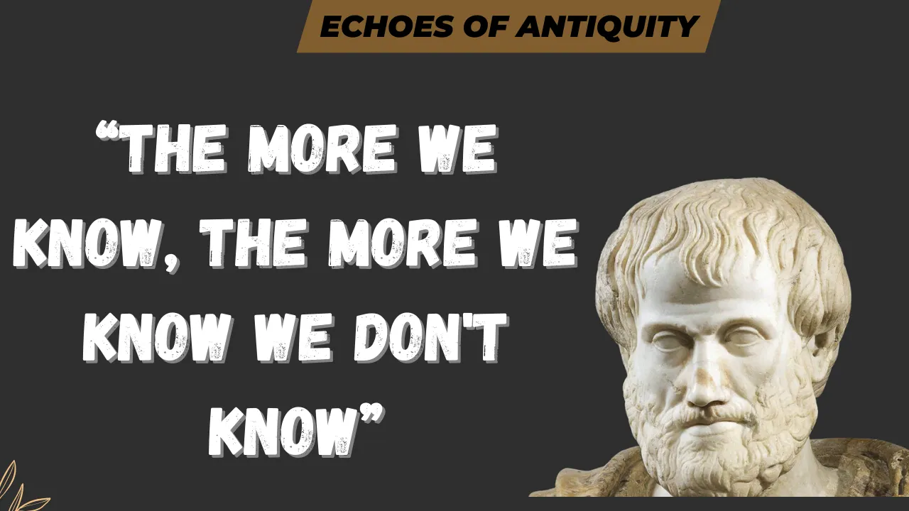 Unlocking Aristotle’s Wisdom: The Art of Self-Discovery | by Echoes Of ...