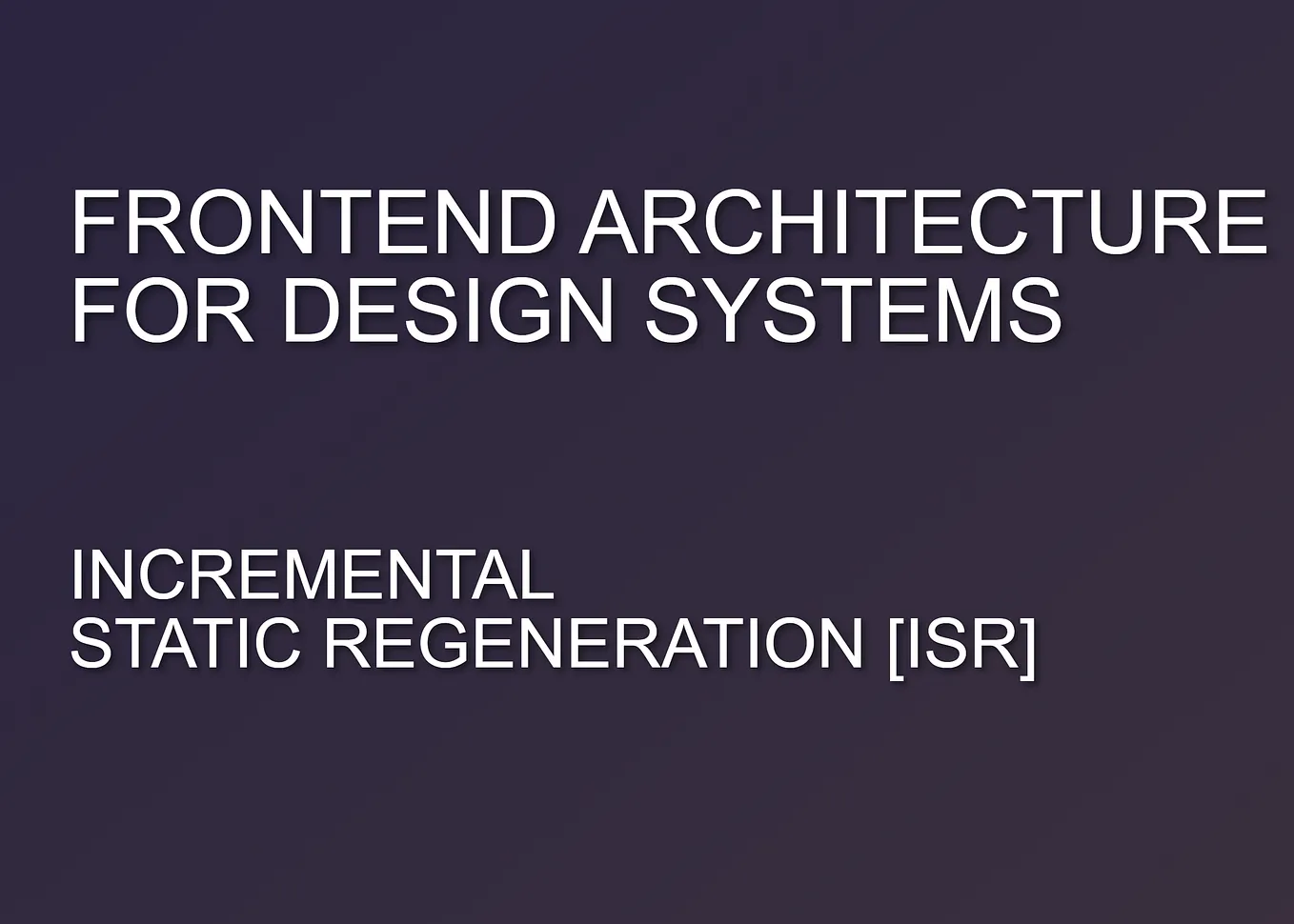 🚀 Static Site Generation(SSG) in Next.js: A Comprehensive Guide | by Aman Jaiswal | Aug, 2025 ...