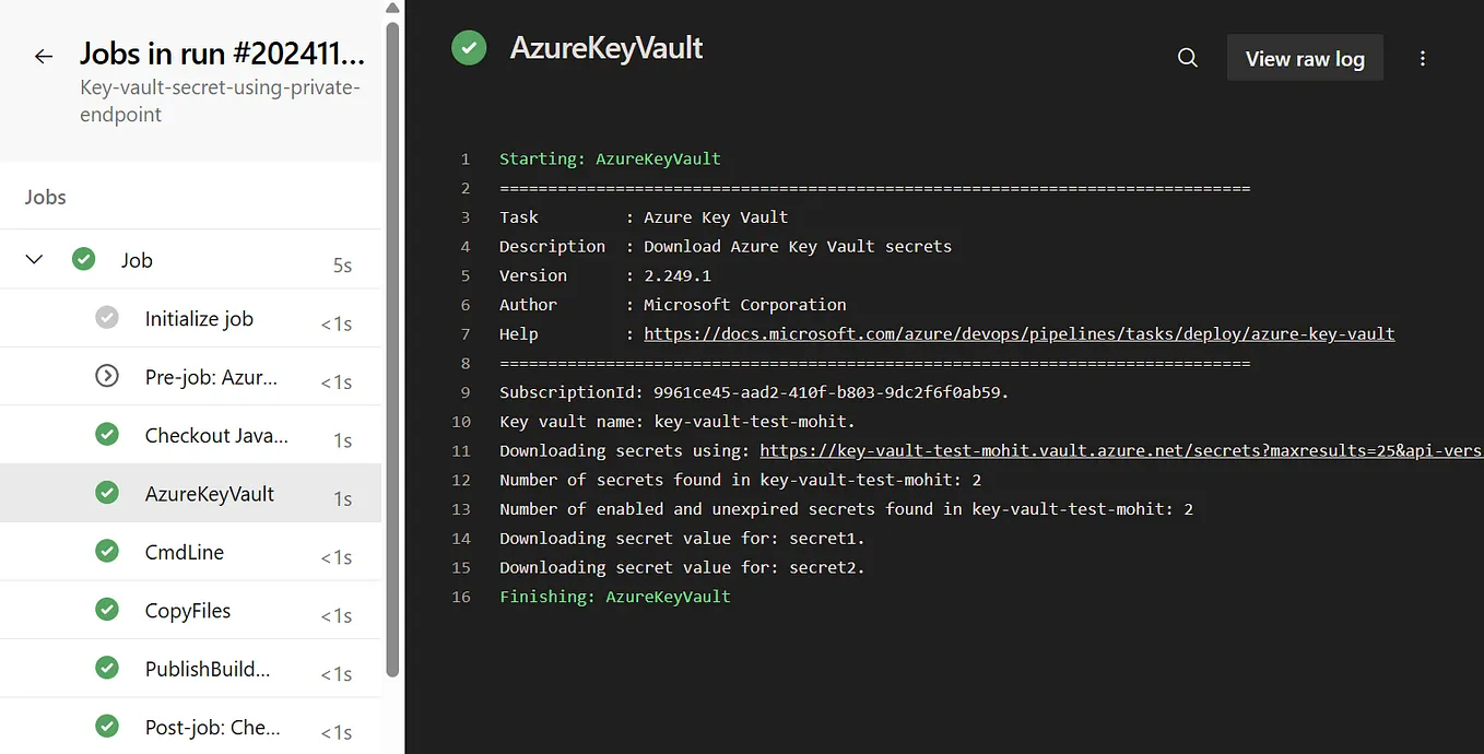 How to Use Microsoft Hosted Agents to Fetch Secrets from Azure Key Vault with Public access ...