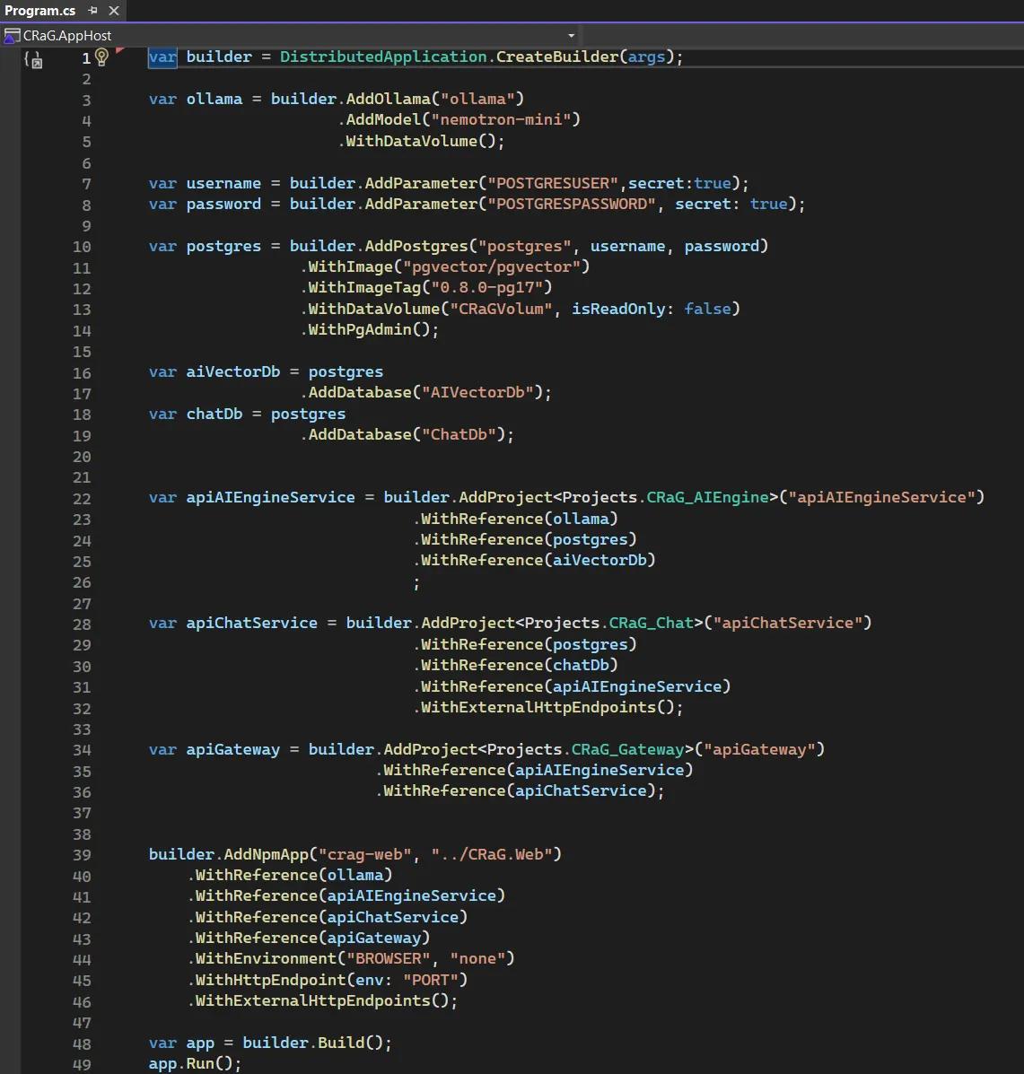 RAG system with .Net Aspire, Ollama and PGVector — part 1 | by Quoc Ng | CRaG team | Medium
