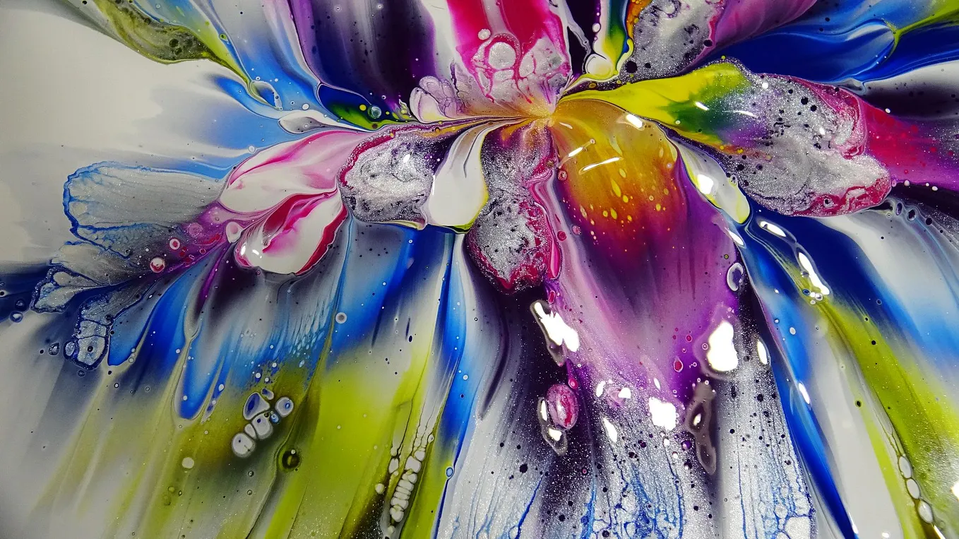Resilience in Every Color ~ Dramatic Rainbow Fluid Art 🌳🎨 | by Fiona ...