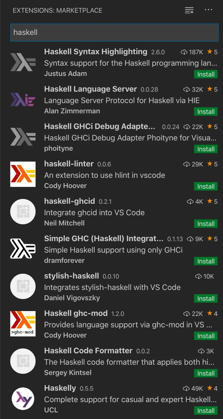Setting up Haskell in VS Code with Stack and the IDE Engine | by Matthew Doig | Medium