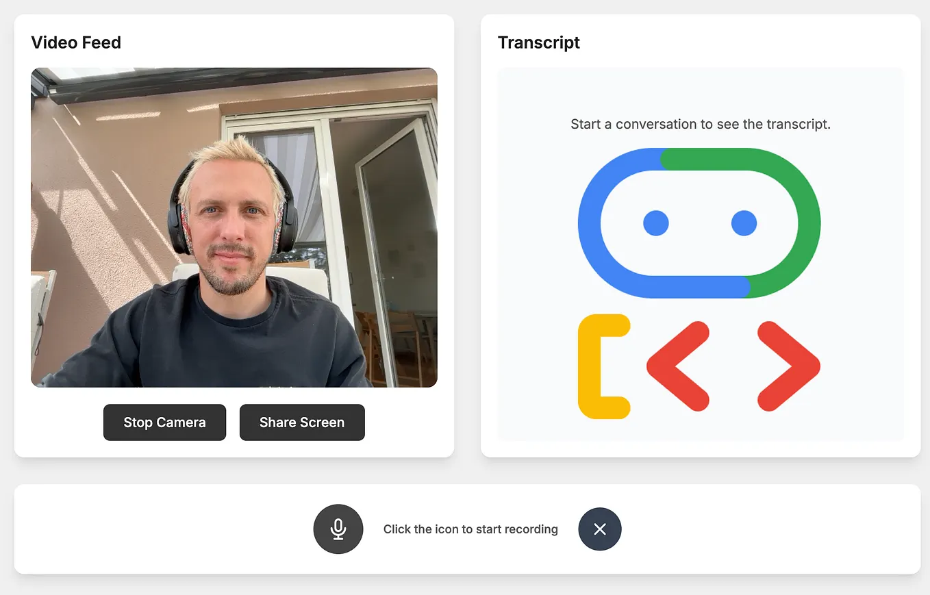 Real Time Audio to Audio Streaming with Googles Multimodal Live API | by Sascha Heyer | Google ...