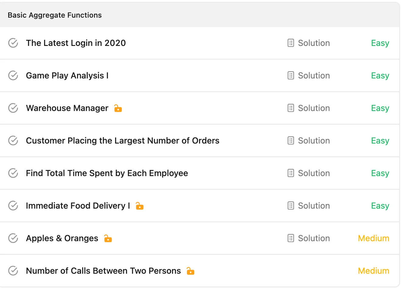 Advanced SQL 50 : Select. I’ve always loved a good challenge, and… | by ...